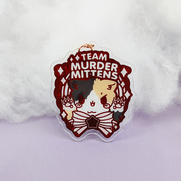 Team Toe Beans/Murder Mittens -- Double sided keychain – Kittynaut