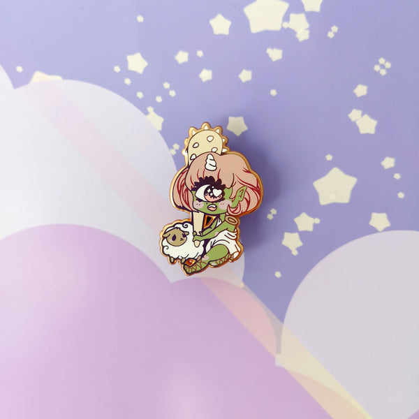 Monster Girls -- Green Cyclops -- Hard Enamel Pin – Kittynaut