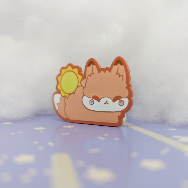 Sunny Fox - Cloud Series - Enamel Pin – Kittynaut