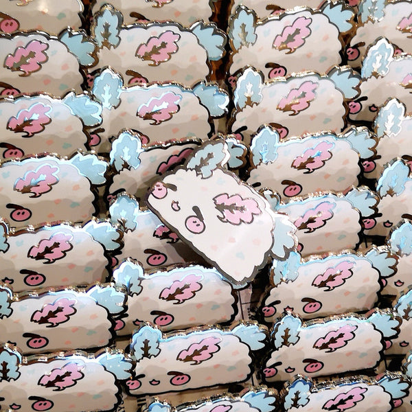 Sea Bunny - Hard Enamel Pins - Oreo or Birthday Cake – Kittynaut